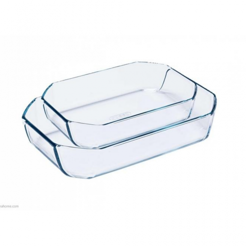 Pyrex Set of 2 Rect. Roaster – Conforama Maurice Pyrex Set of 2 Rect. Roaster – Conforama Maurice